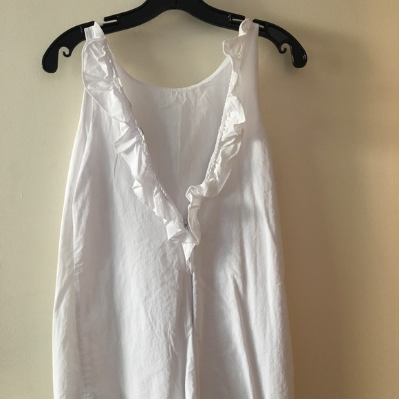 Zara | Dresses | Zara Cotton White Tank Dress | Poshmark